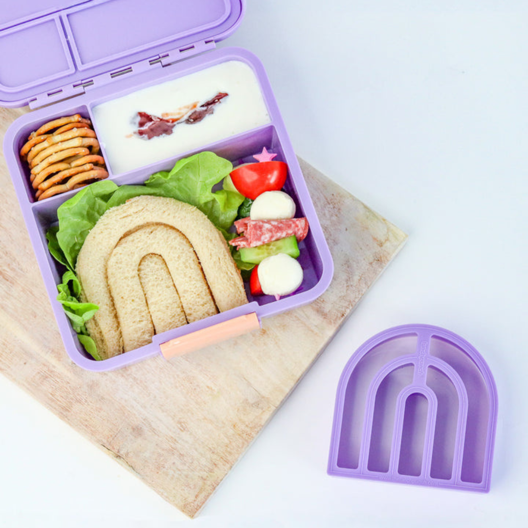 Bright Brands. Lunch Punch Sandwich Cutters - Rainbows