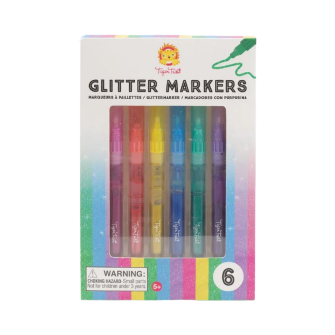 Bright Brands. Tiger Tribe Glitter Markers