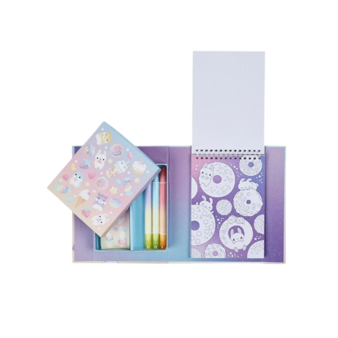 Bright Brands. Tiger Tribe Mash-up Colouring Set - Dress Ups