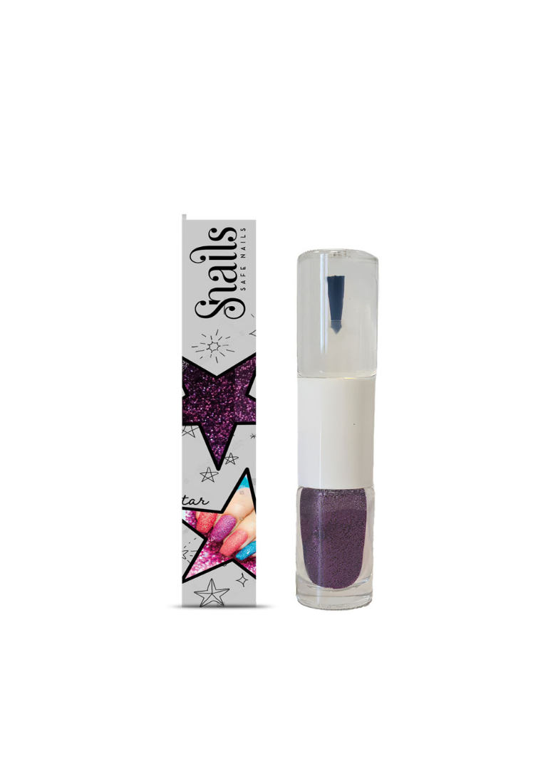 Bright Brands. Snails Nail Glitter with Top Coat 2-in-1 Magic Dust - Purple