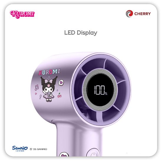 Bright Brands. Cherry Home x Sanrio Characters Mini Turbo Fan