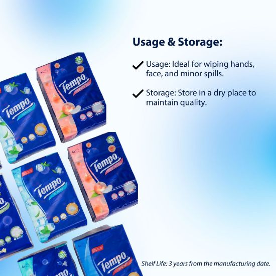 Bright Brands. Tempo Softpack Neutral 4ply Facial Tissue (4packs x ...
