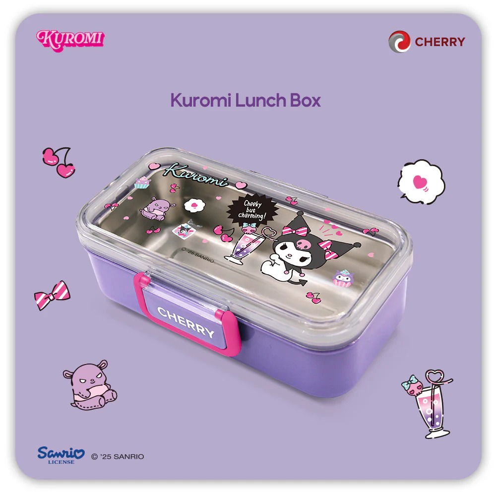 Bright Brands. Cherry Home x Sanrio Characters Stainless Lunch Box