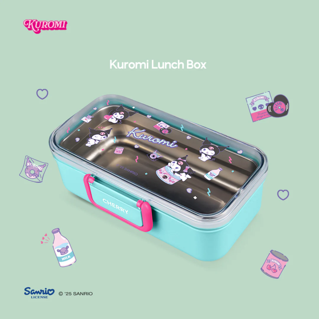 Bright Brands. Cherry Home x Sanrio Characters Stainless Lunch Box